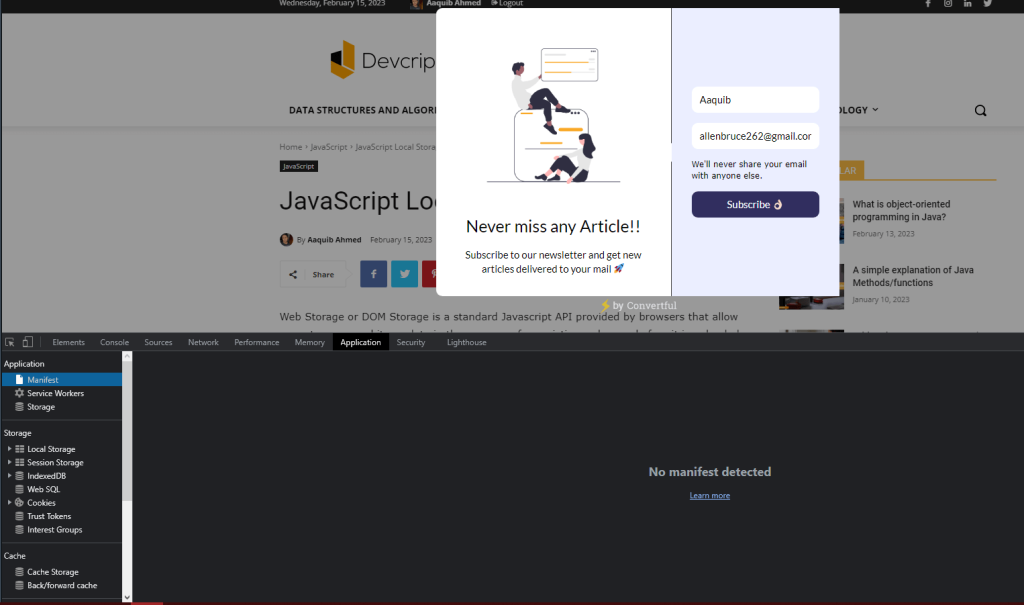 What is Local Storage in JavaScript and How can you Use it? - DevCript