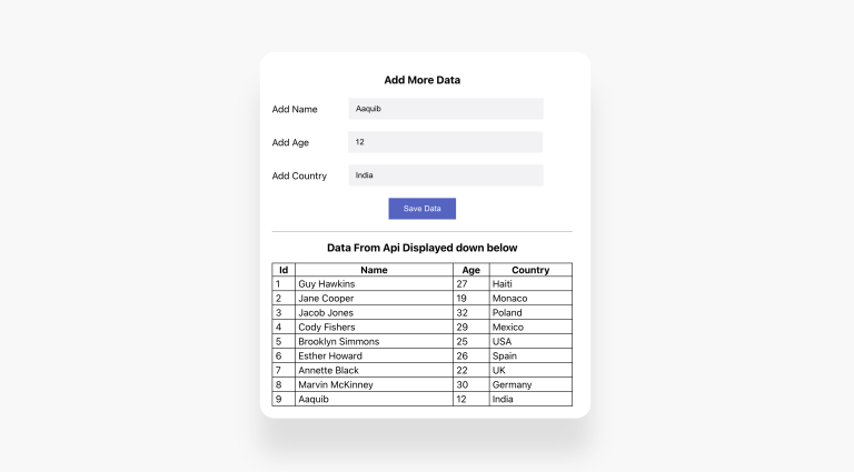 How to connect Frontend and Backend in React js - DevCript